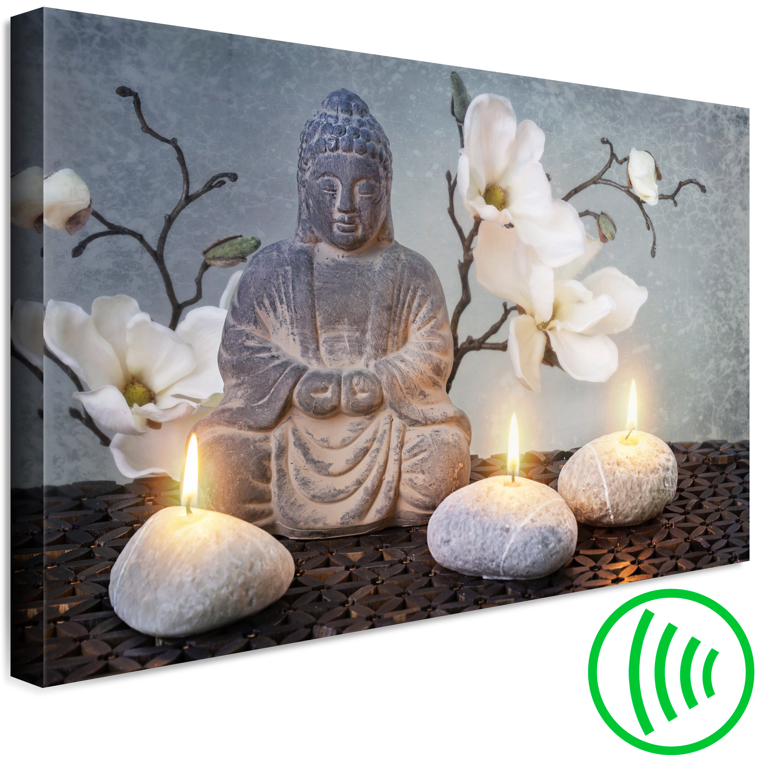 Buddha Braun Zen Orient VLIES LEINWAND BILDER WANDBILDER XXL WOHNZIMMER ...
